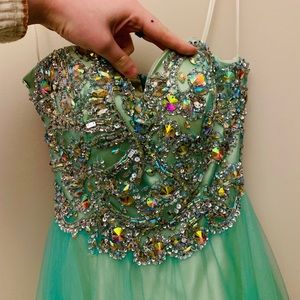 Splash | Dresses | Splash Landa Mint Evening Pageant Prom Dress Gown ...
